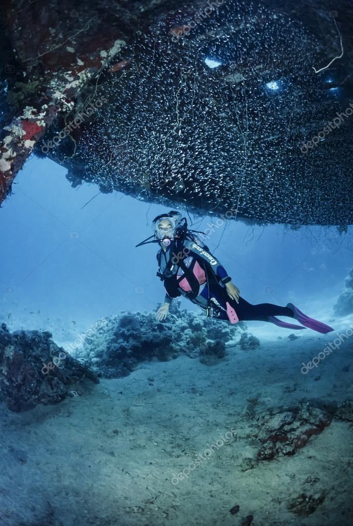 SUD N, Mar Rojo, Sha 'ab Rumi, U.W. foto; 16 Noviembre 2001, Cousteau ...