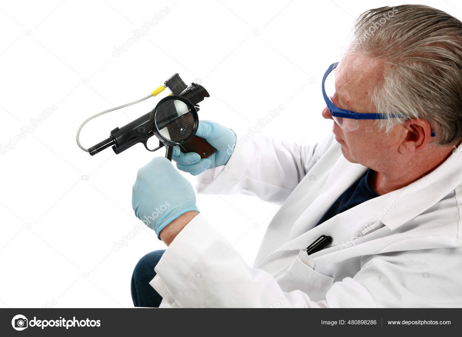 Forensic Analysis Police Crime Detective Documents Evidence Collected ...