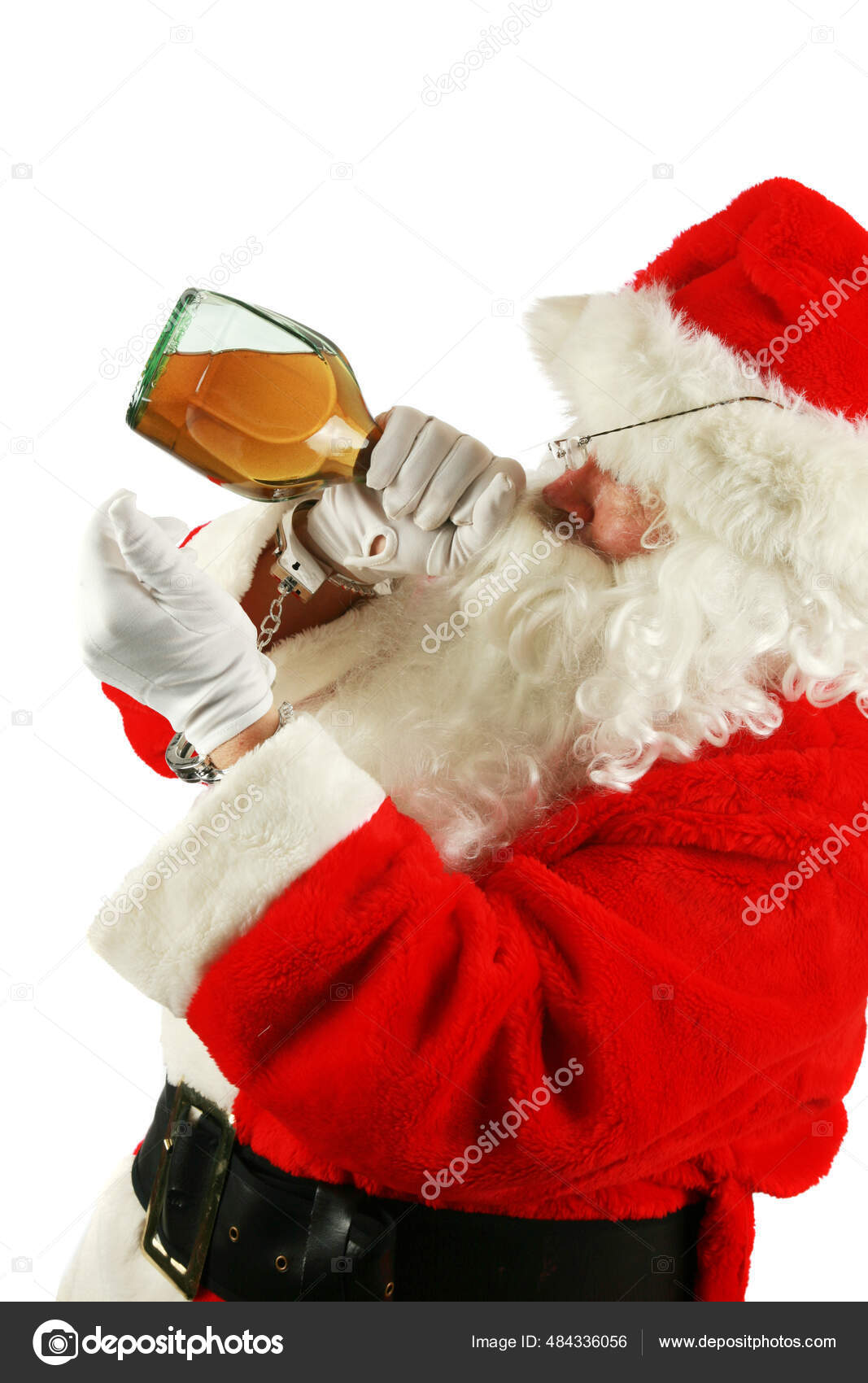 Santa Passed Out Drunk