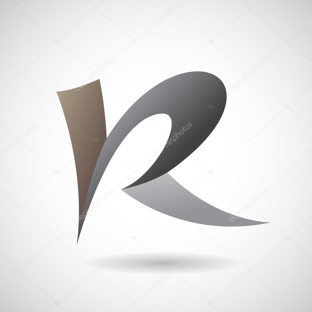 Forma del logotipo y el icono de la letra R, Vector Ilustración Vector ...