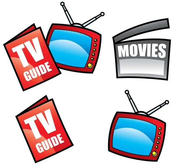 TV Guide and Television Stock Photo by ©cidepix 121674936