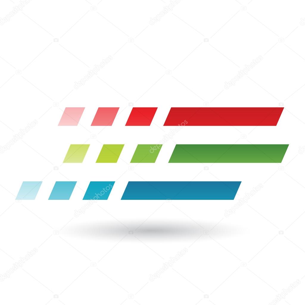 Red, Green and Blue Abstract Icon Stock Vector Image by ©cidepix #58055927