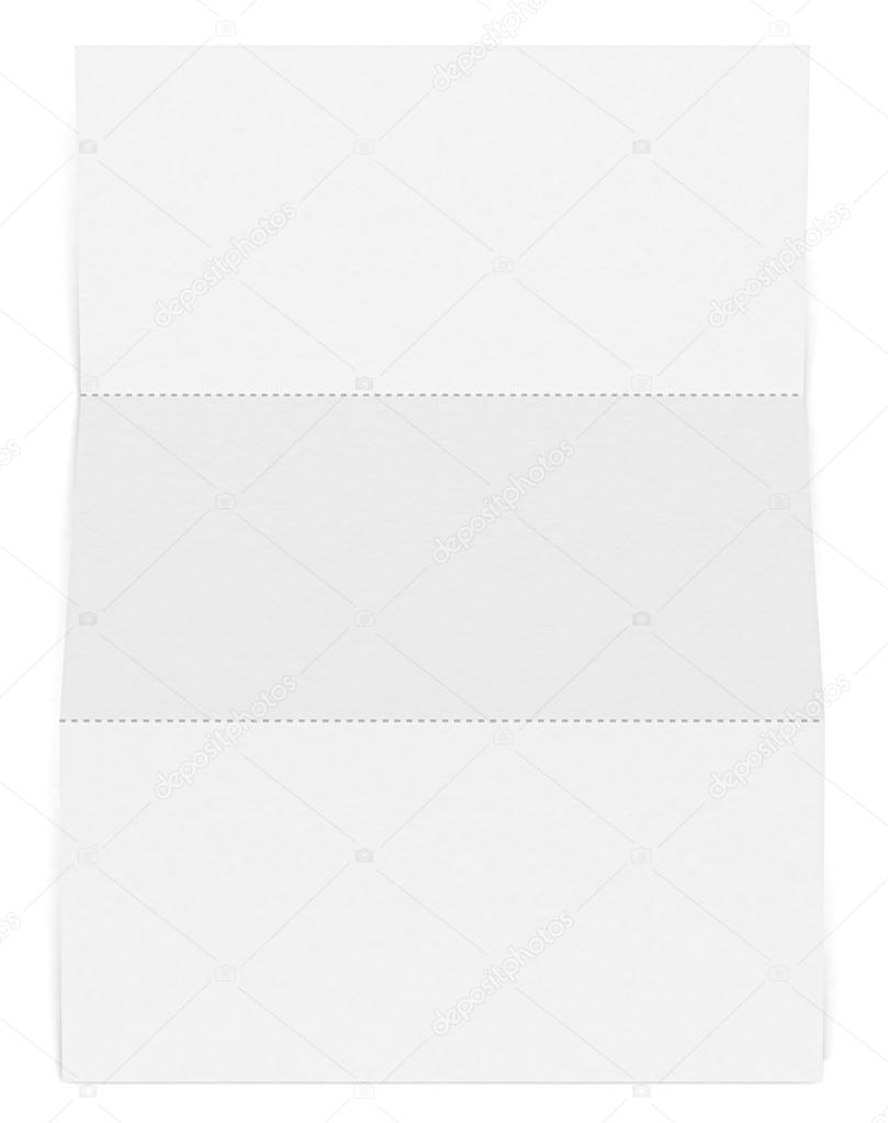 Folded paper sheet — Stock Photo © lucadp #87088954
