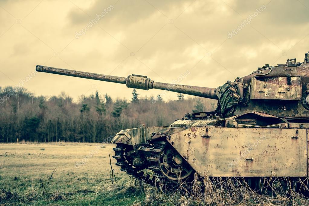 Big gun on a tank — Stock Photo © Sportactive #63407501