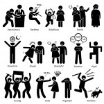 Man Person Basic Body Language Posture Stick Figure Pictogram Icon ...