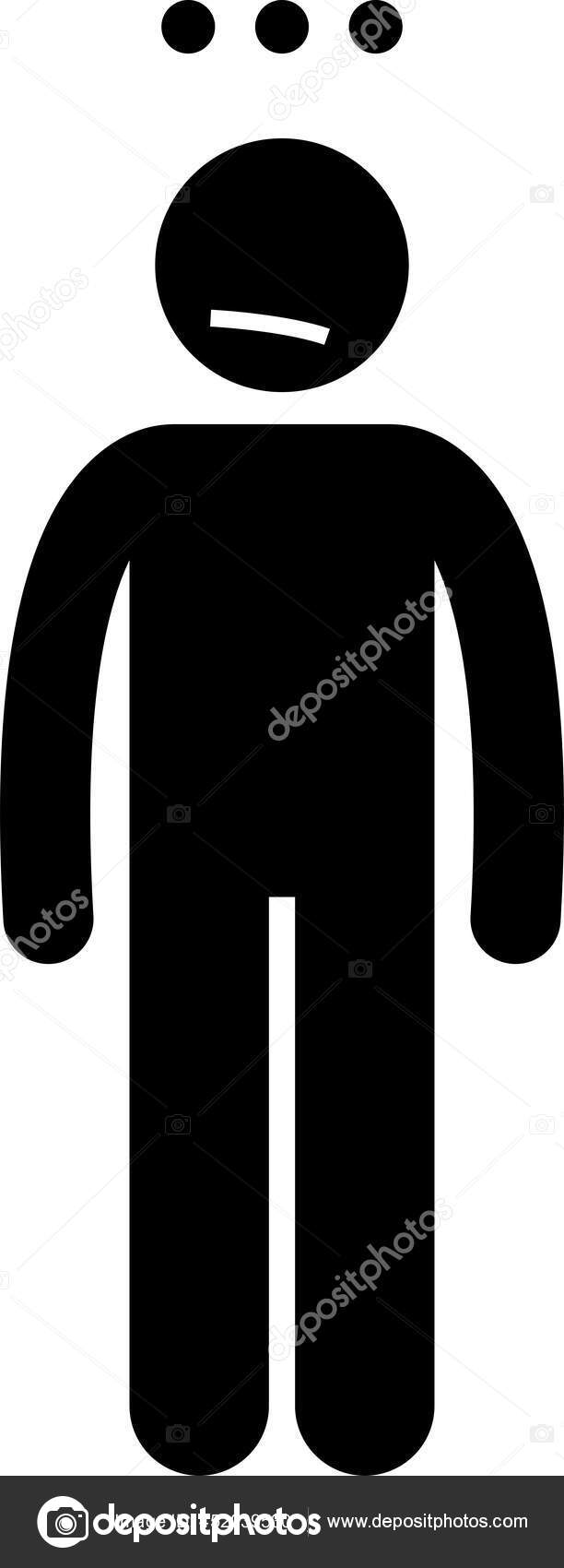 Human Behaviour Positive Negative Character Traits Stick Figure ...