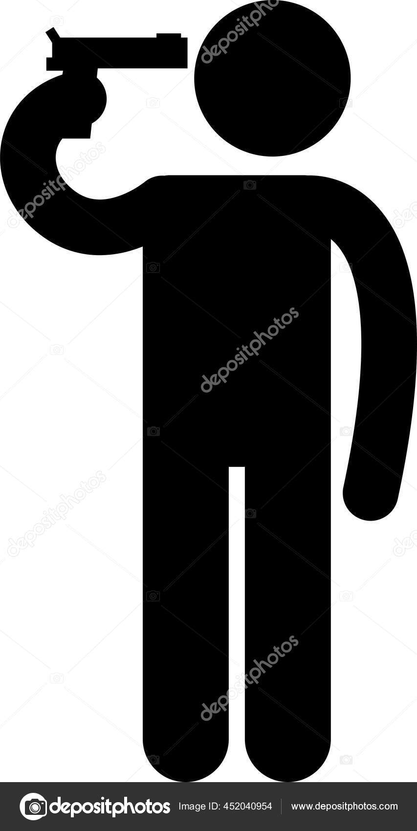 Man People Life Suicide Suicidal Kill Desperate Death Stress Sad Vektor ...