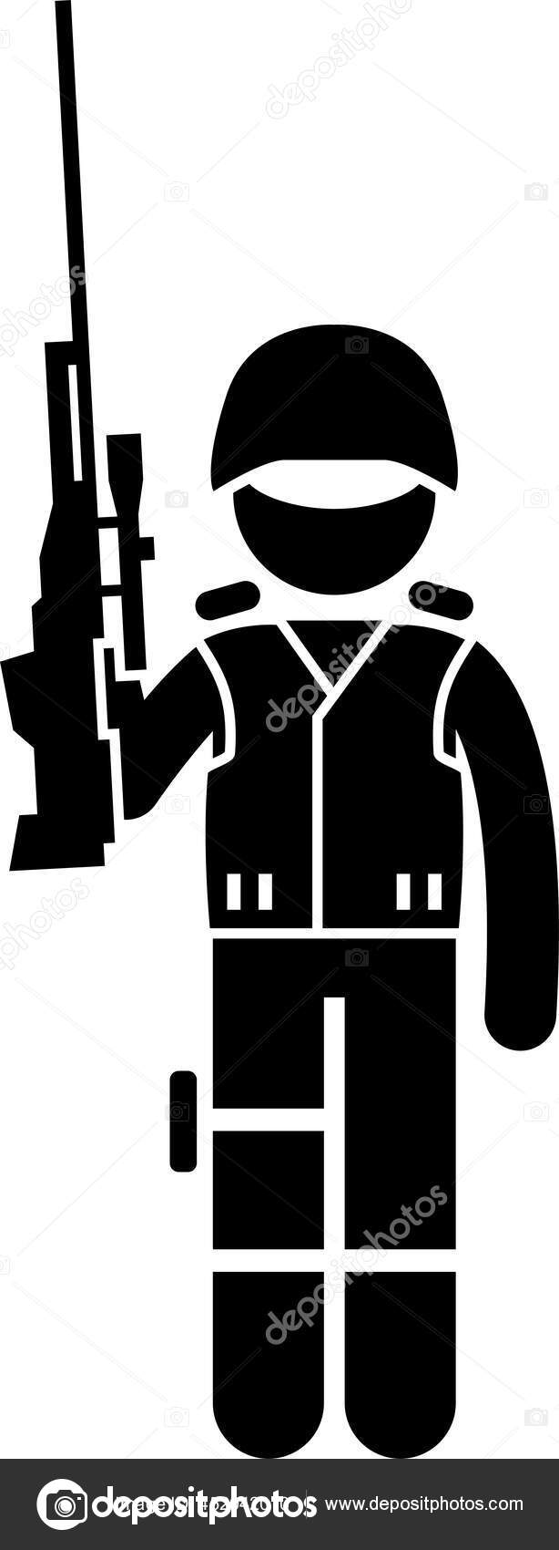 Swat Special Weapons Tactics Icons Stickman Pictogram Set Depicts Swat ...