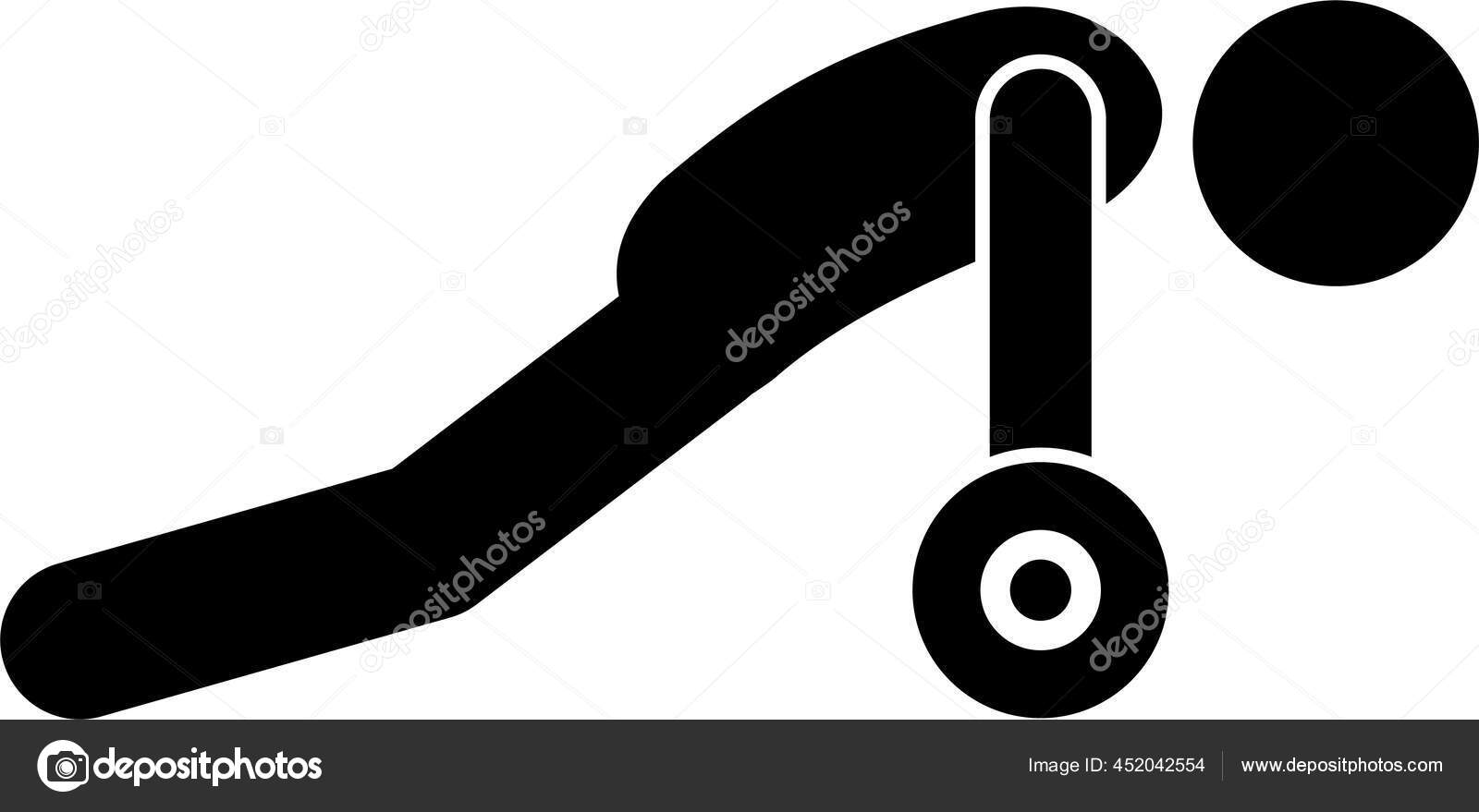 Abs Abdomen Building Exercise Muscle Building Stick Figure Pictograms ...