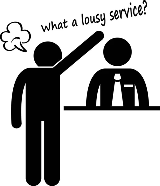 Angry customer restaurant Vector Art Stock Images | Depositphotos