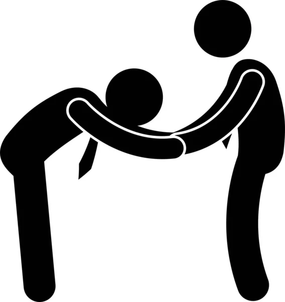 Stickman hug Vector Art Stock Images | Depositphotos