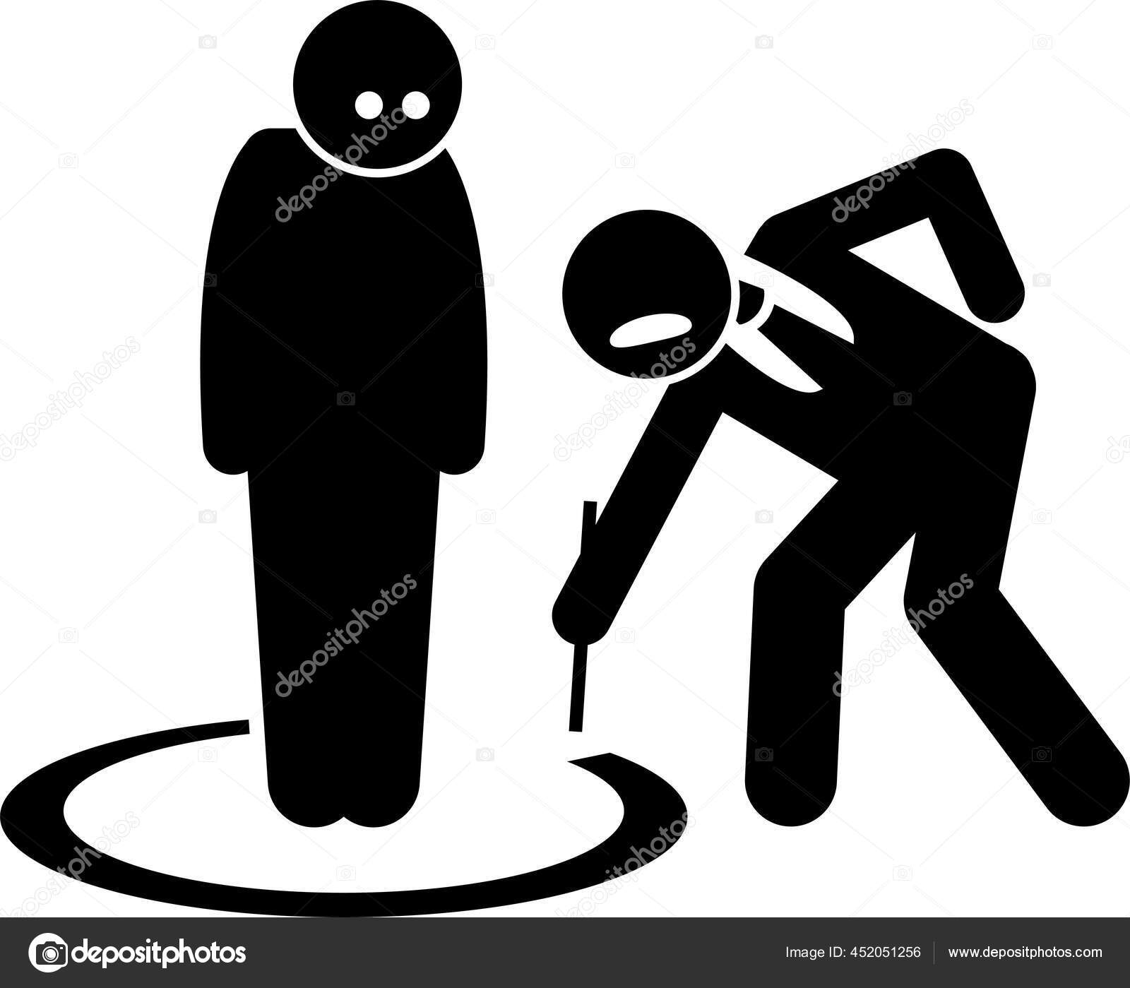 Neutral Personalities Character Traits Stick Figures Man Icons Starting ...