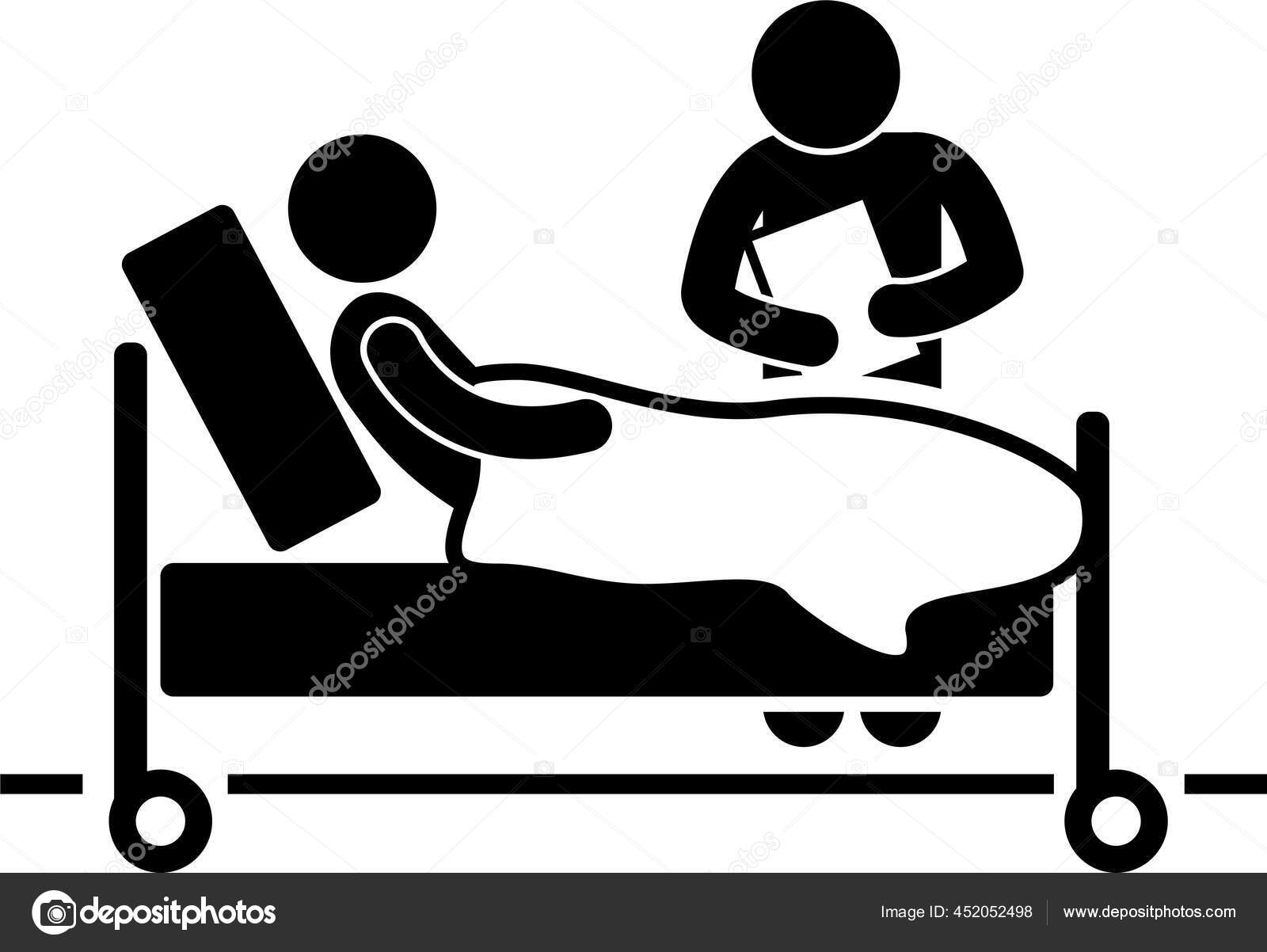 Hospital Medical Checkup Screening Diagnosis Diagnostic Stick Figure ...