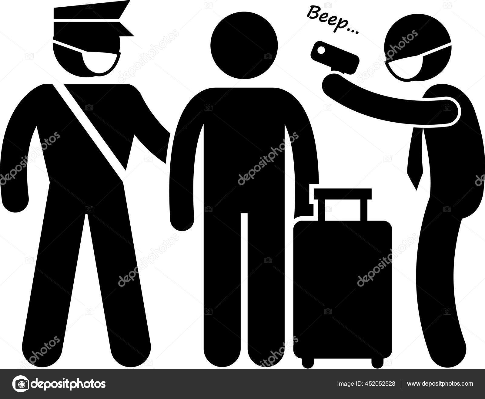 Control Diseases Virus Transmission Prevention Outbreak Stick Figure ...