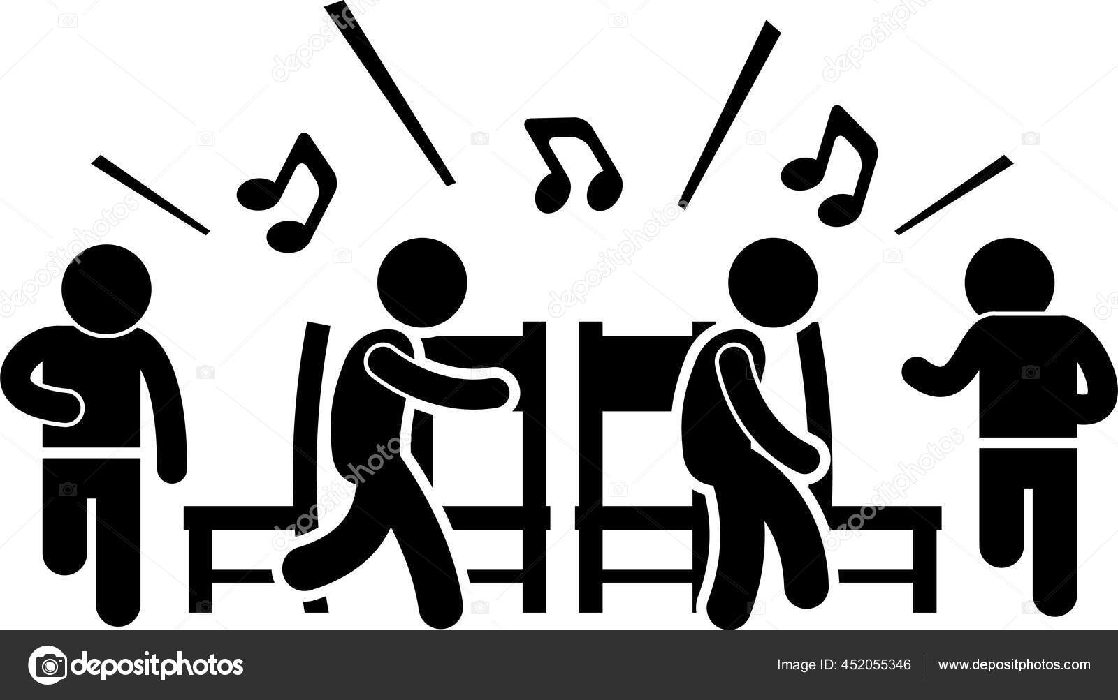 Childhood Children Games Kids Playing Stick Figure Pictogram Icon ...