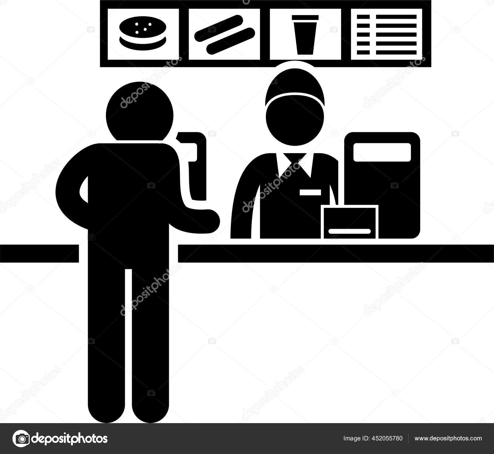 Unhealthy Poor Lifestyle Habit Stick Figure Pictogram Icon Stock Vector ...