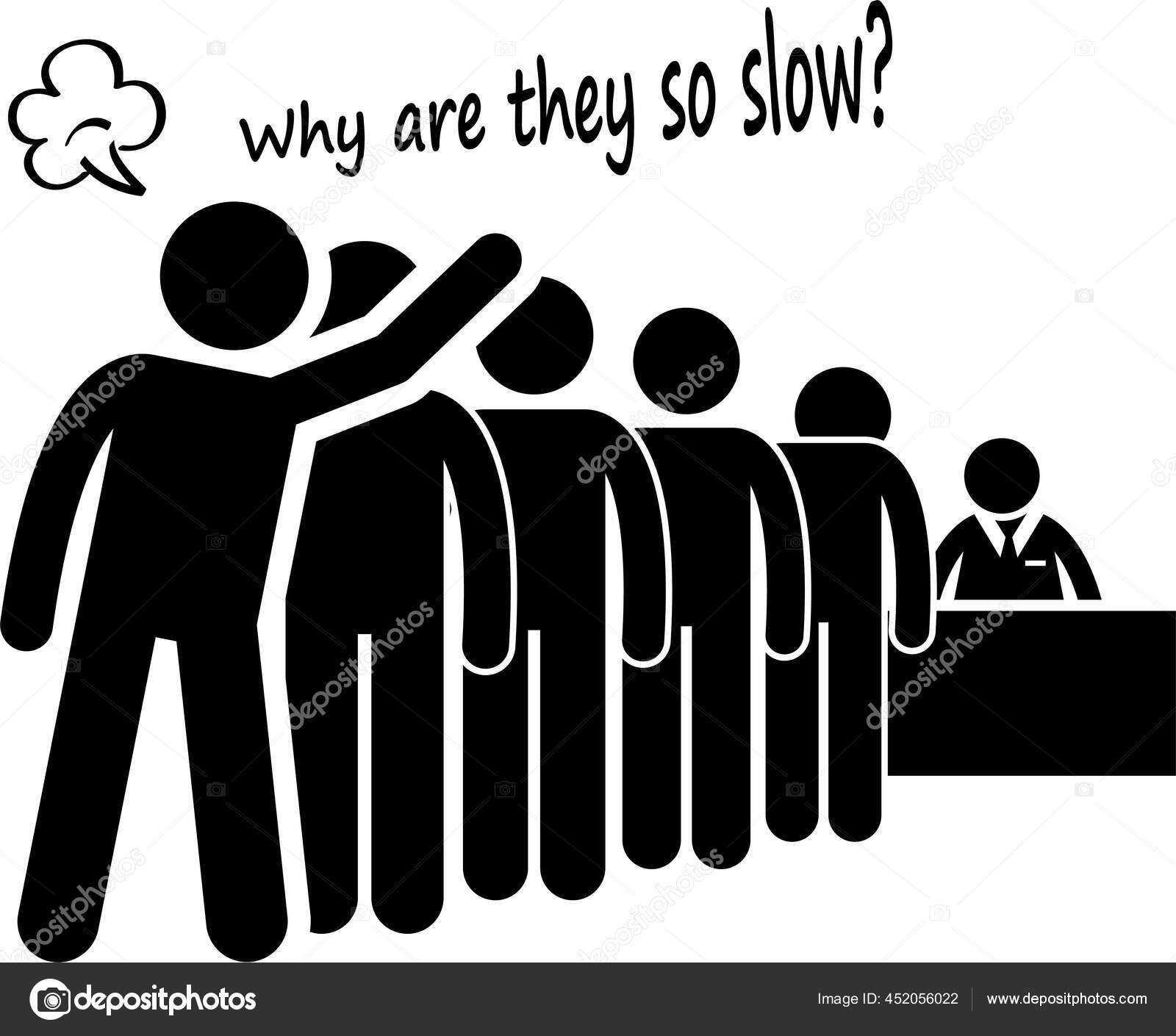 Angry Unhappy Customers Complaining Bad Services Stick Figure Pictogram ...