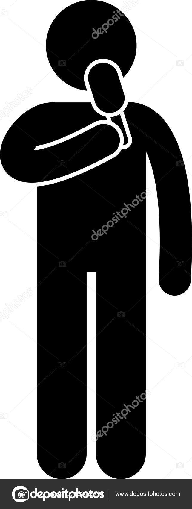 Man People Eating Tasting Food Drink Stick Figure Pictogram Icon Stock ...