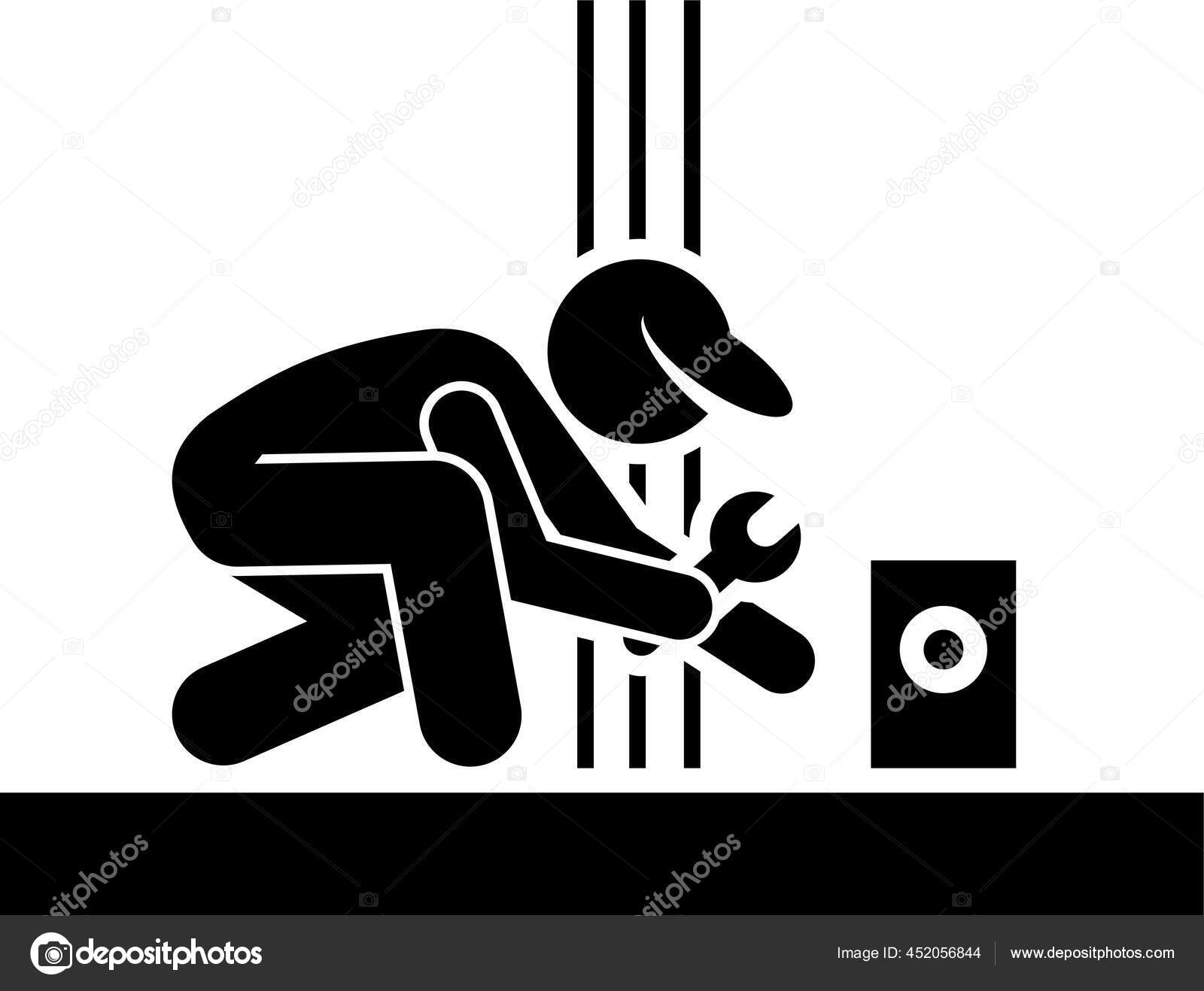 Weird Unusual Odd Job Bounty Hunter Watcher Oil Gas Diver Stock Vector ...