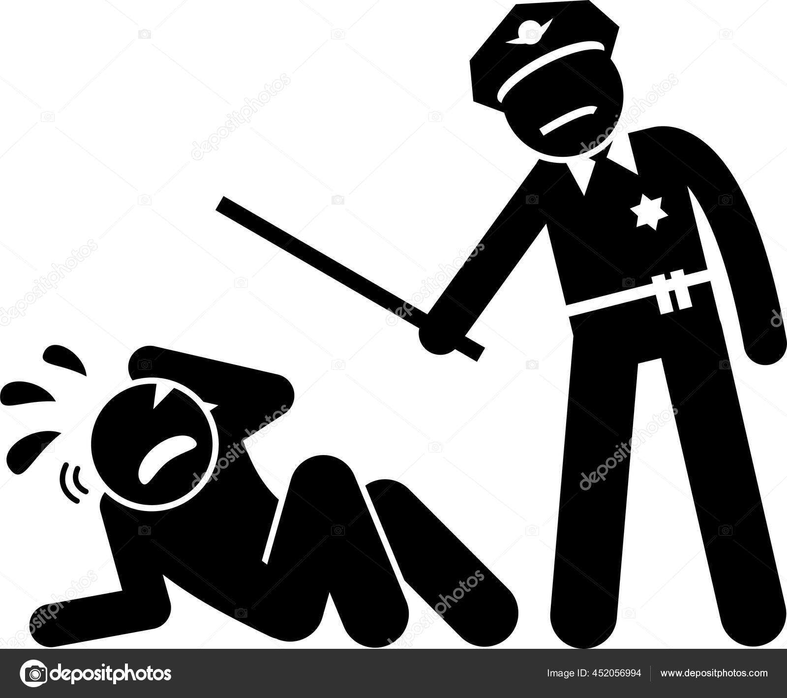 Minimalistic Vector Illustration Social Problems Concept Stock Vector ...