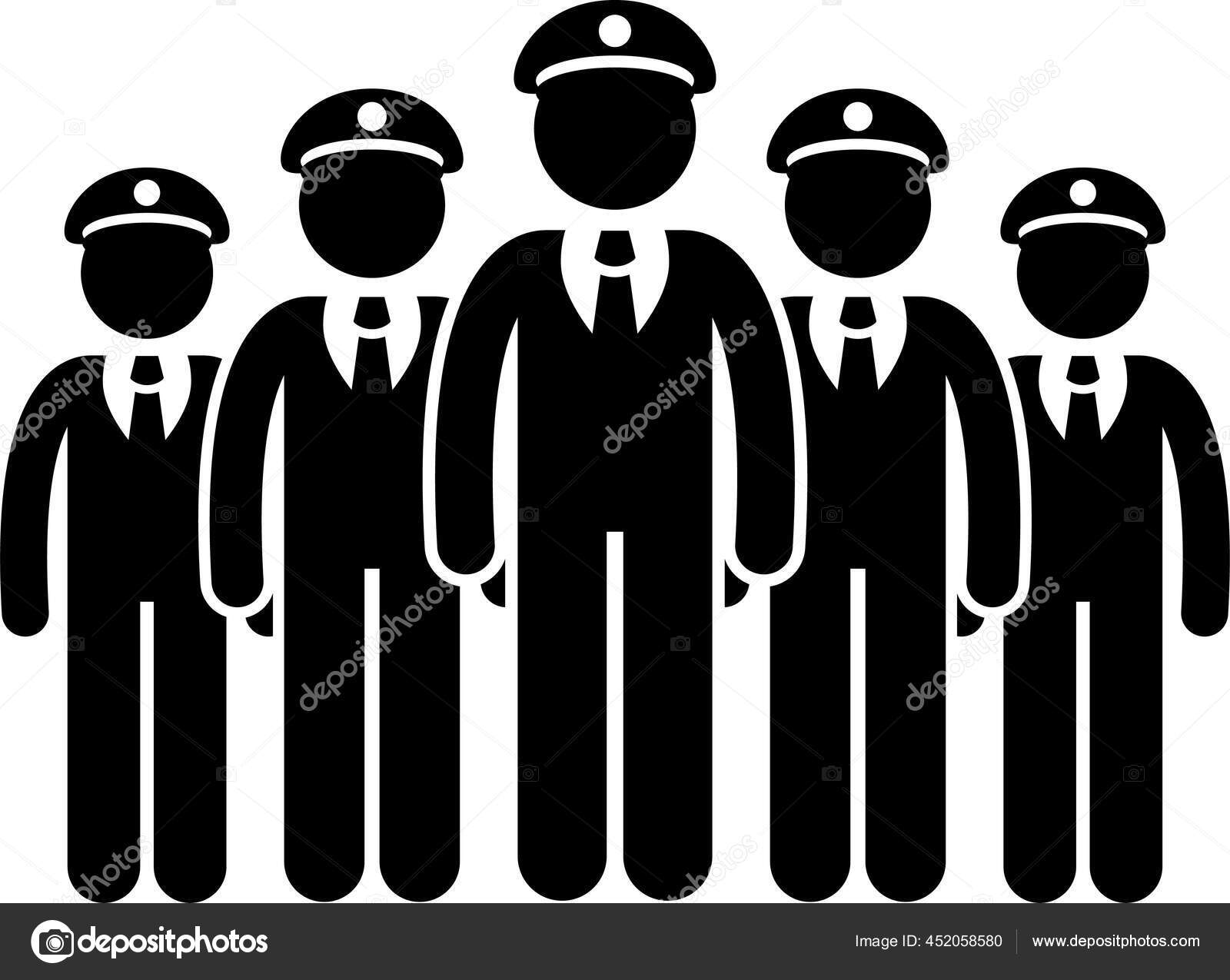 Vector Ilustración Del Concepto Guardia Seguridad Vector de stock por ...