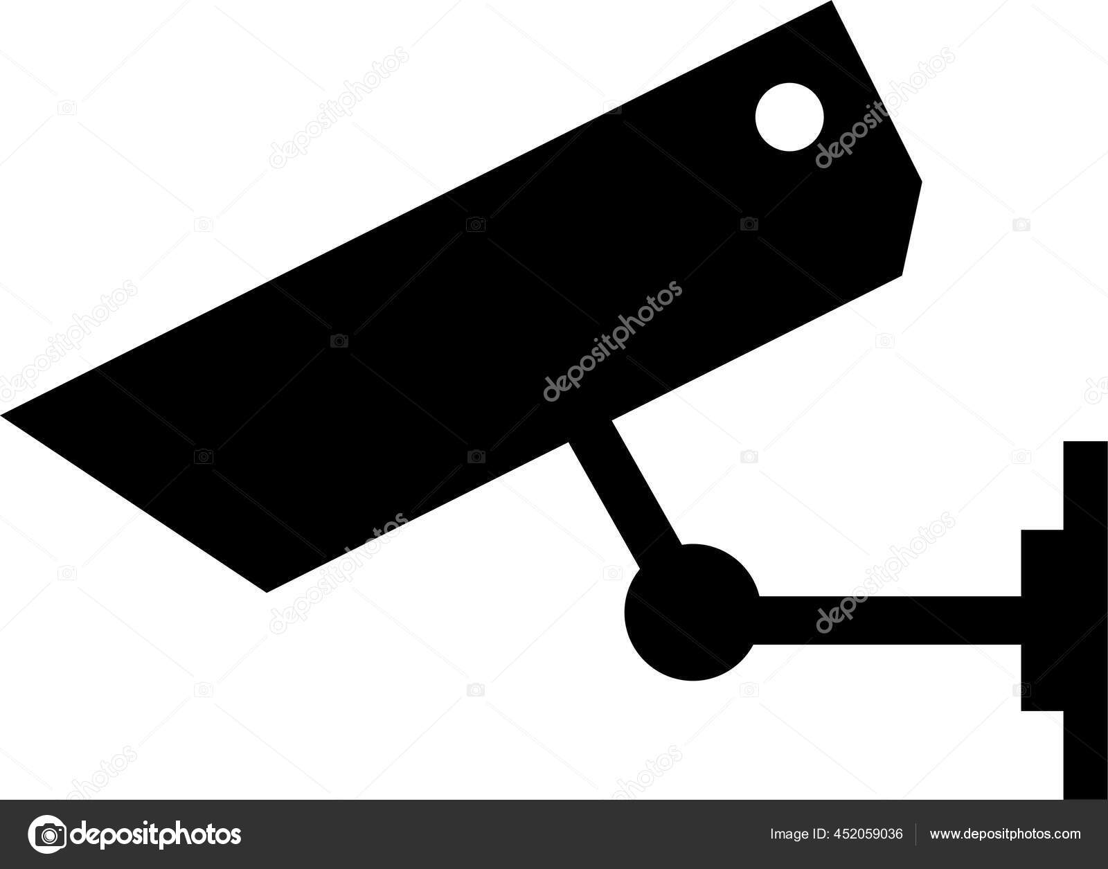 Fixed Cctv Security Camera Icon Vector Template Illustration Design ...