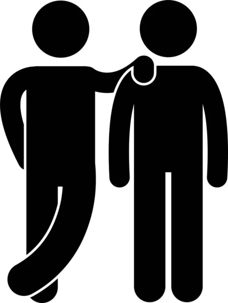 Friend Friendship Relationship Teammate Teamwork Society Icon Sign ...