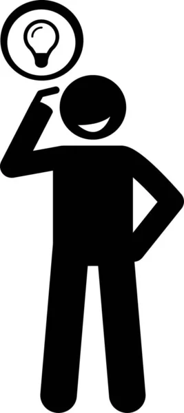 Minimalistic Vector Illustration Positive Personality Concept Stock ...