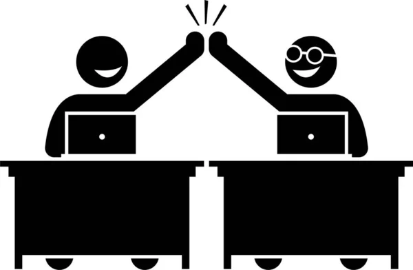 184 Working together pictogram Vector Images | Depositphotos