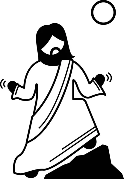 Jesus Christ Basic Action Postures Poses Icon Pictogram Stick Figure ...