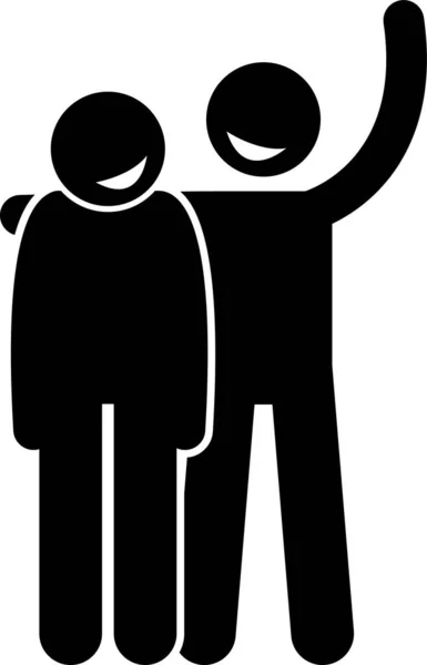 Minimalistic Vector Illustration Positive Personality Concept Stock ...