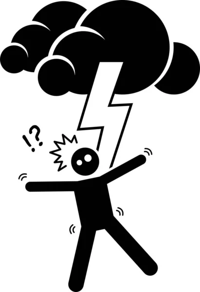 Stick man crouching Vector Art Stock Images | Depositphotos