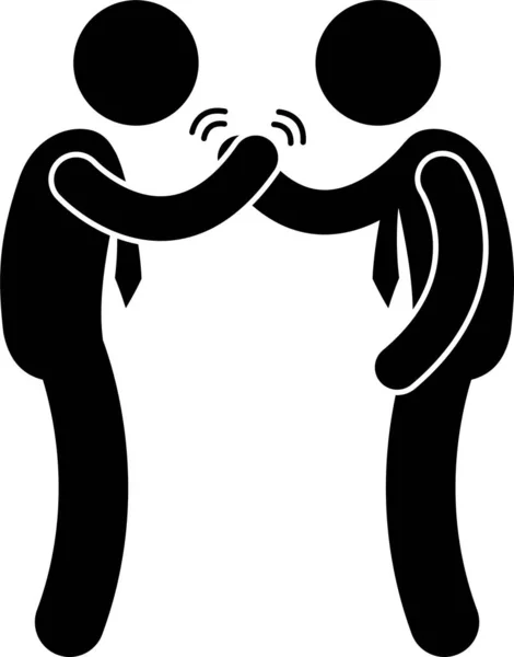 Stickman hug Vector Art Stock Images | Depositphotos