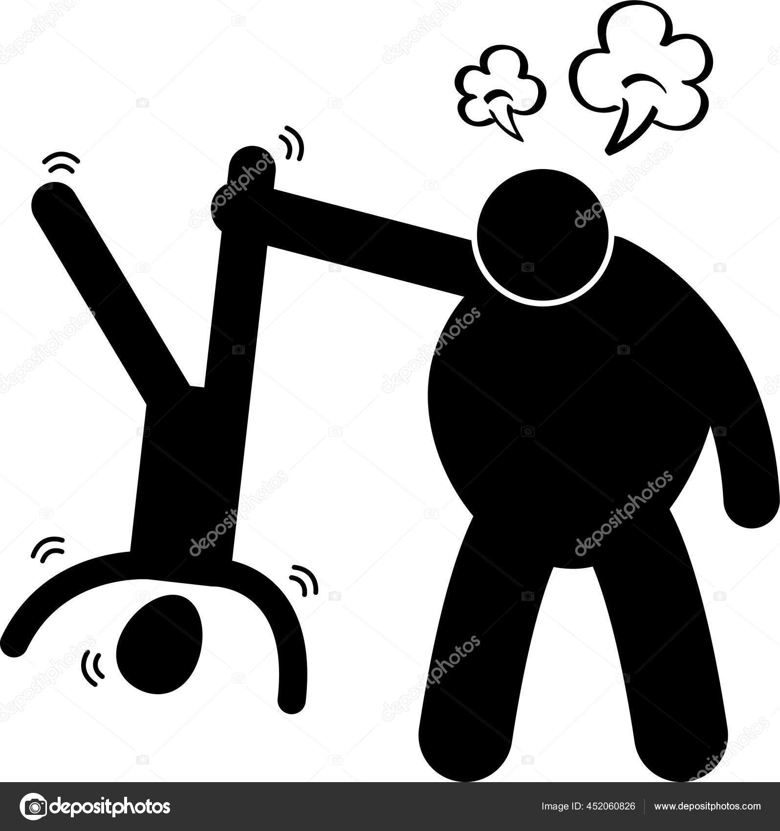 Minimalistic Vector Illustration Skinny Person Stock Vector by ©leremy ...