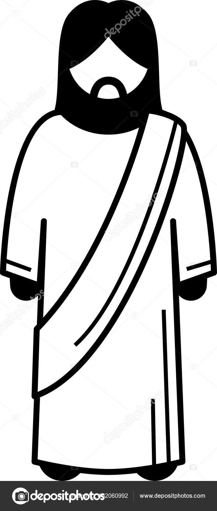 Jesus Christ Basic Standing Postures Poses Actions Stick Figure ...