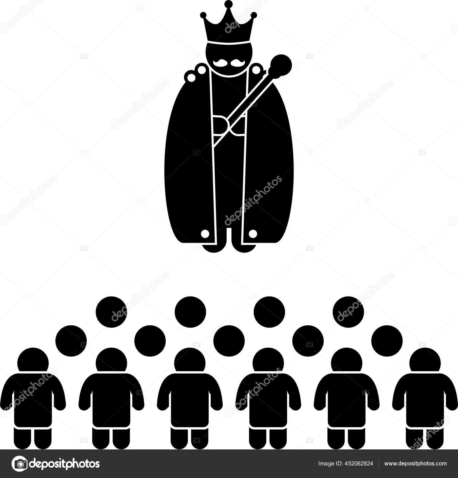 Minimalistic Vector Illustration Types Government Concept Stock Vector ...