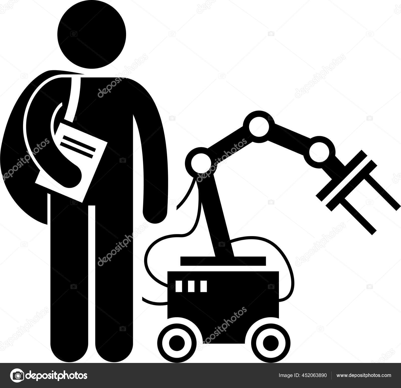 Student Degree Engineering Stick Figure Pictogram Icon Stock Vector ...