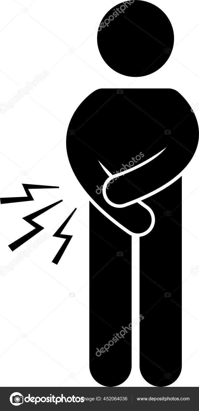 Body Pain People Icon Sign Symbol Pictogram Stock Vector Image by ...