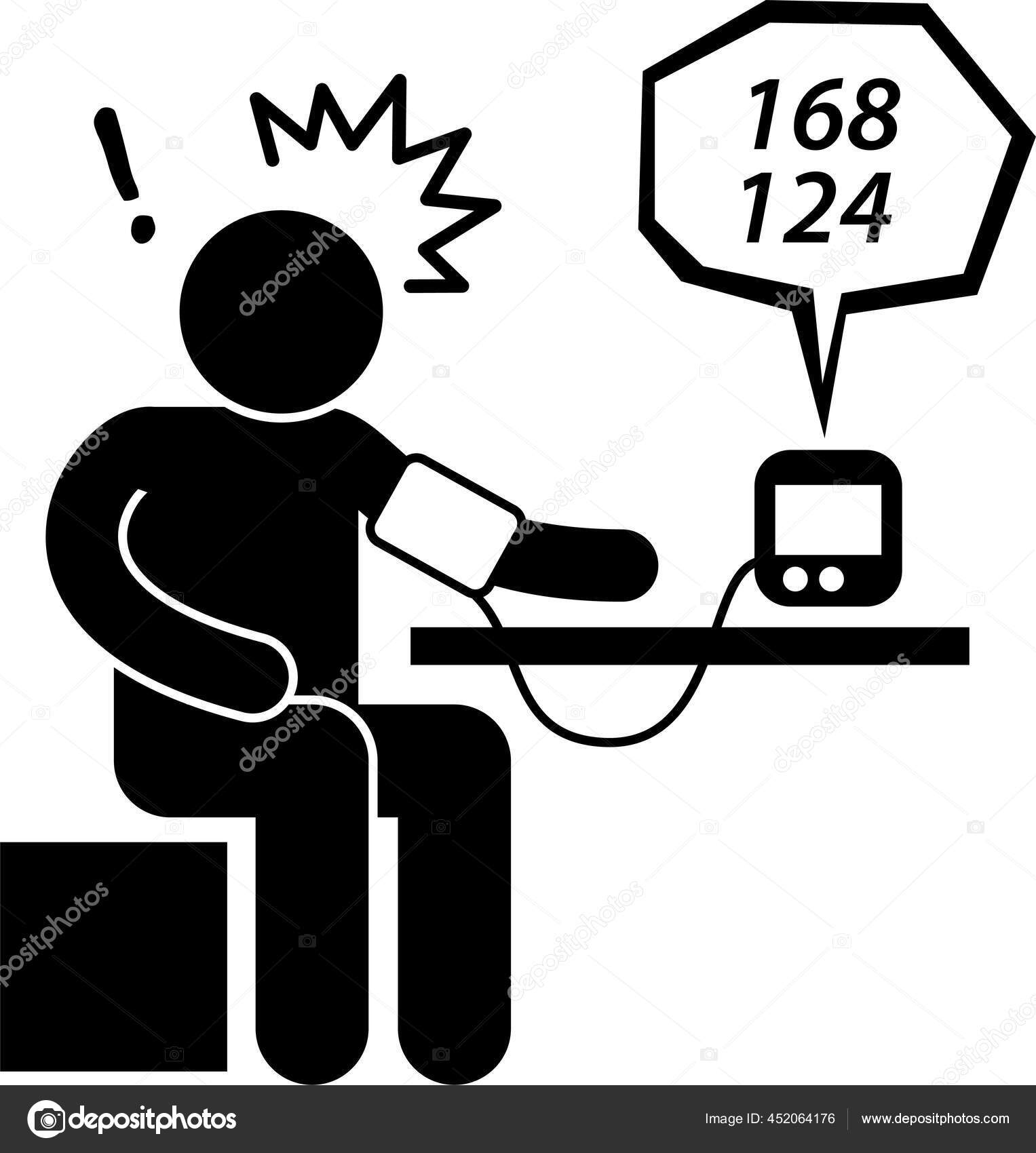 Man Common Diseases Illness Stick Figure Pictogram Icon Cliparts Stock ...