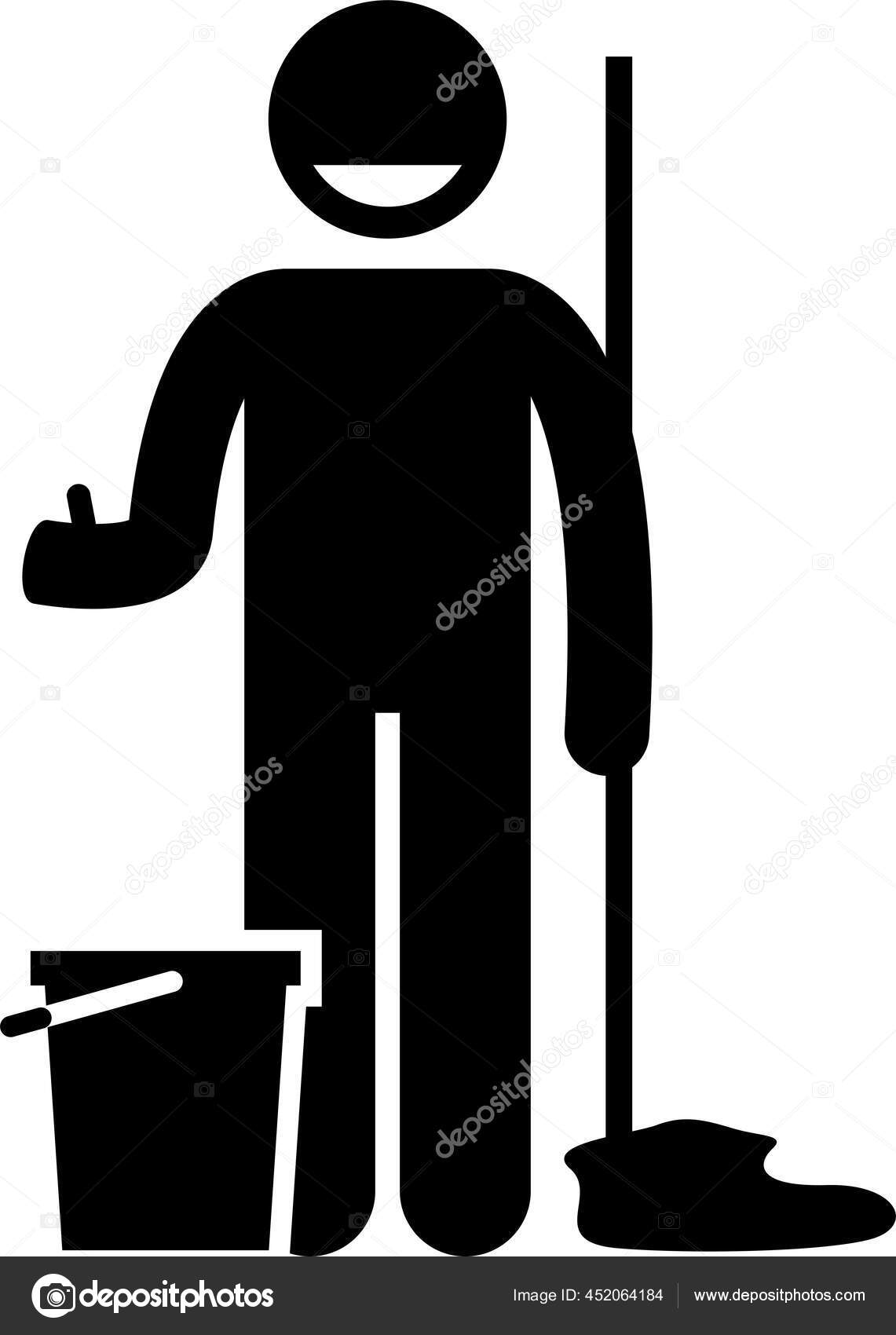 Minimalistic Vector Illustration Positive Personality Concept Stock