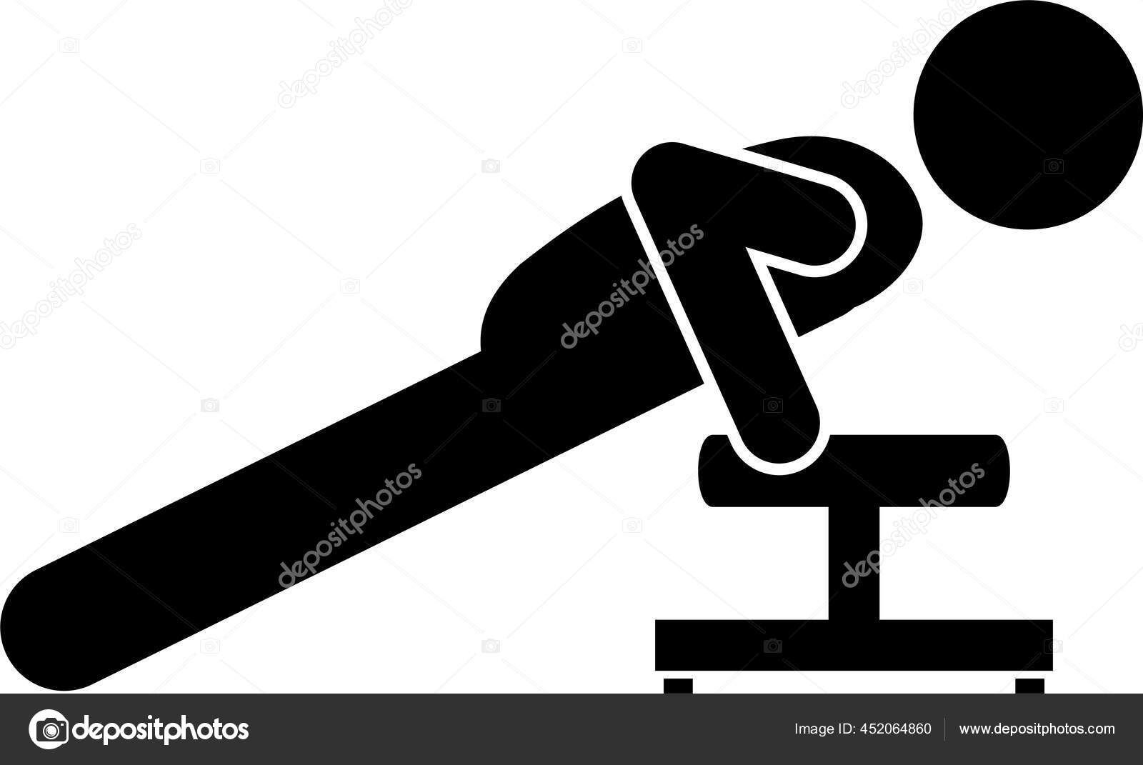 Man People Athletic Gym Gymnasium Body Building Exercise Healthy Training Stock Vector by ...