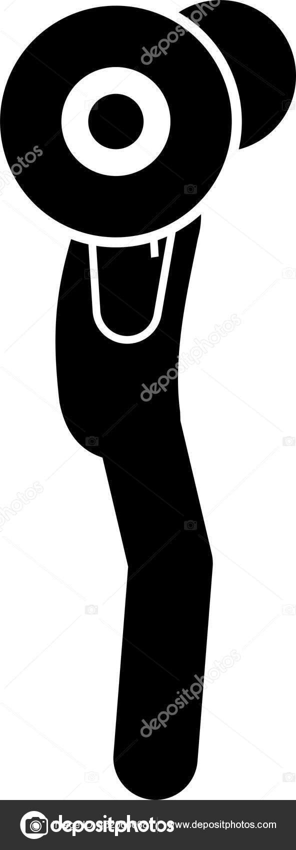 Legs Glutes Building Exercise Muscle Building Stick Figure Pictograms ...