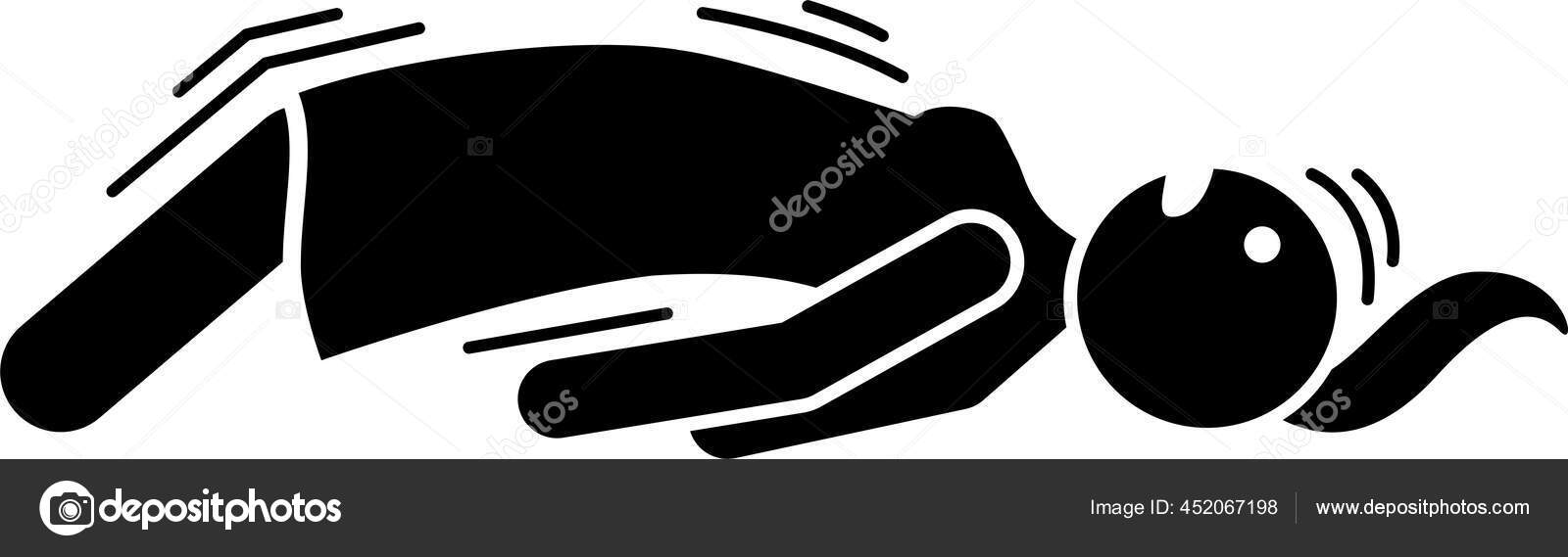 Woman Sick Ill Flu Disease Influenza Virus Signs Symptoms Stick Stock ...