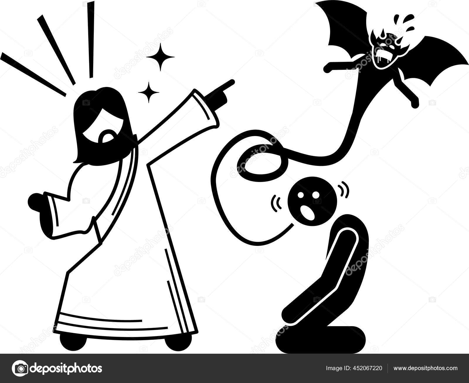 Jesus Helbreder En Kvinne Jesus Helbreder Den Blødende Kvinde