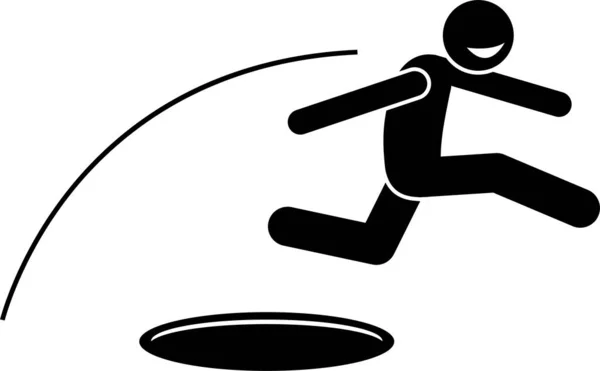 Black Minimalistic Vector Illustration Badminton Stock Vector by ...