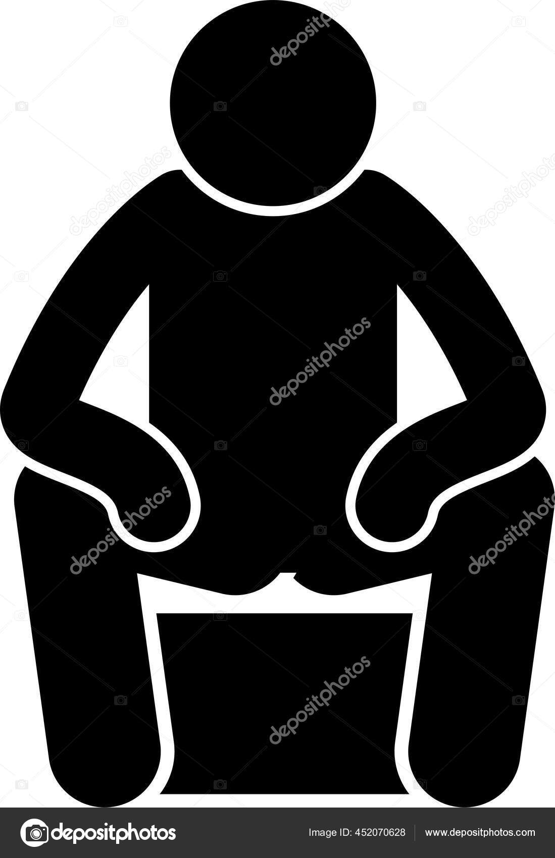 Sitting Chair Poses Postures Human Man People Stick Figure Stickman ...