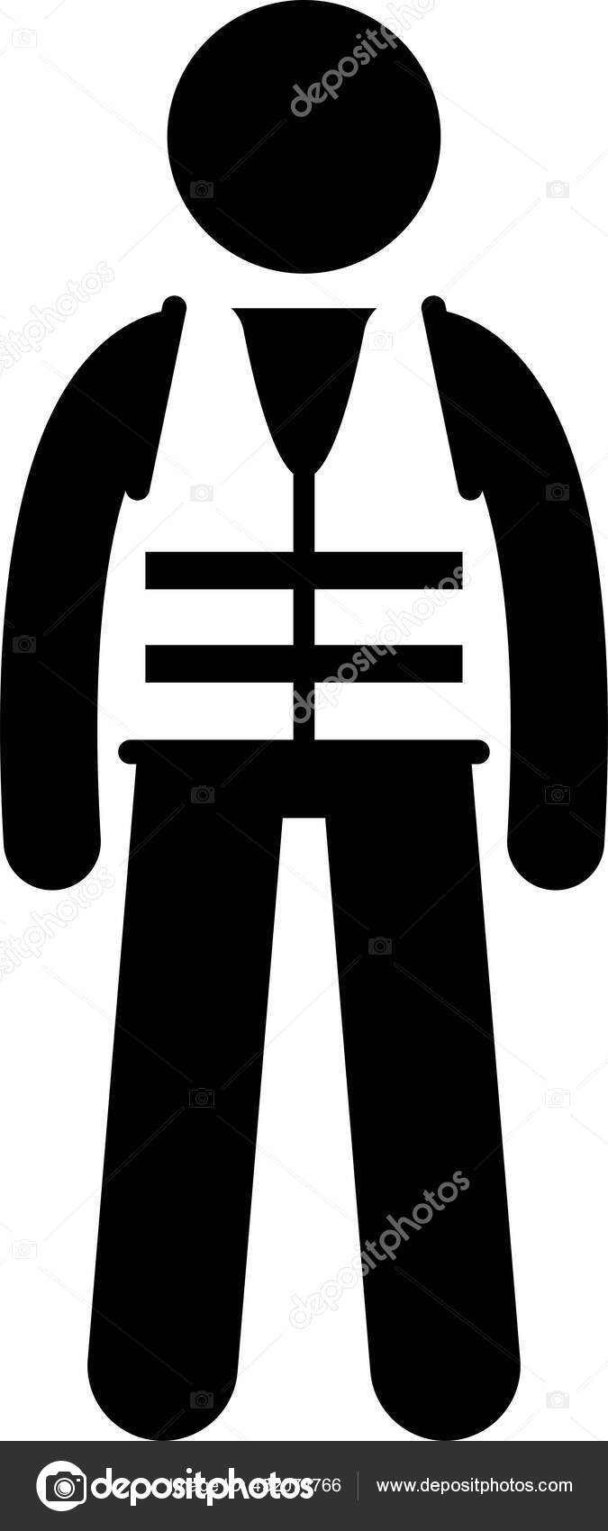 Men Jackets Coats Stick Figures Depict Set Different Types Jackets ...