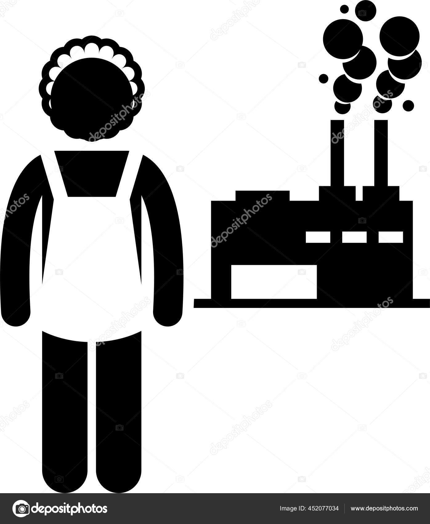 Minimalistic Vector Illustration Low Income Jobs Concept Stock Vector ...