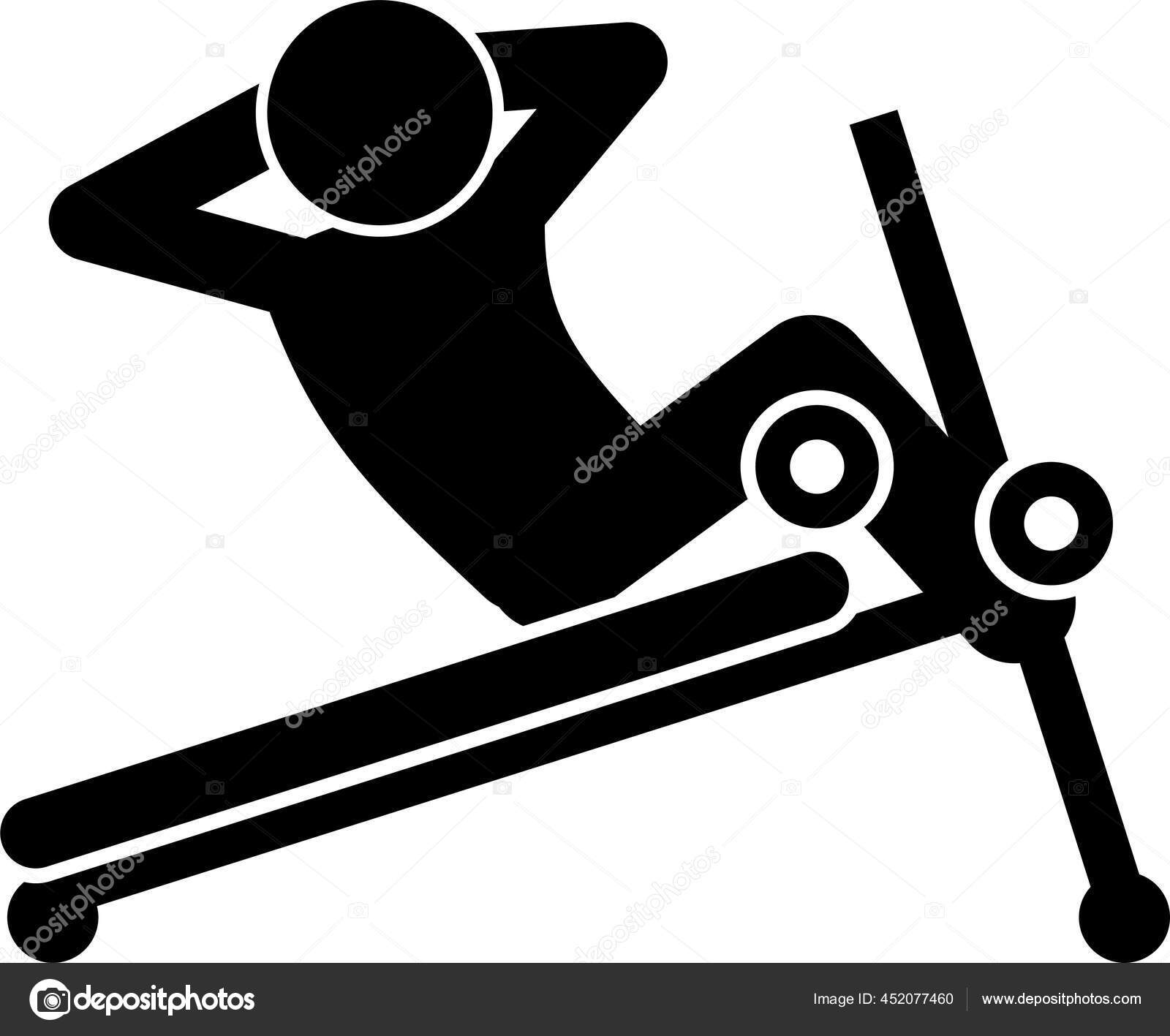 Abs Abdomen Building Exercise Muscle Building Stick Figure Pictograms ...