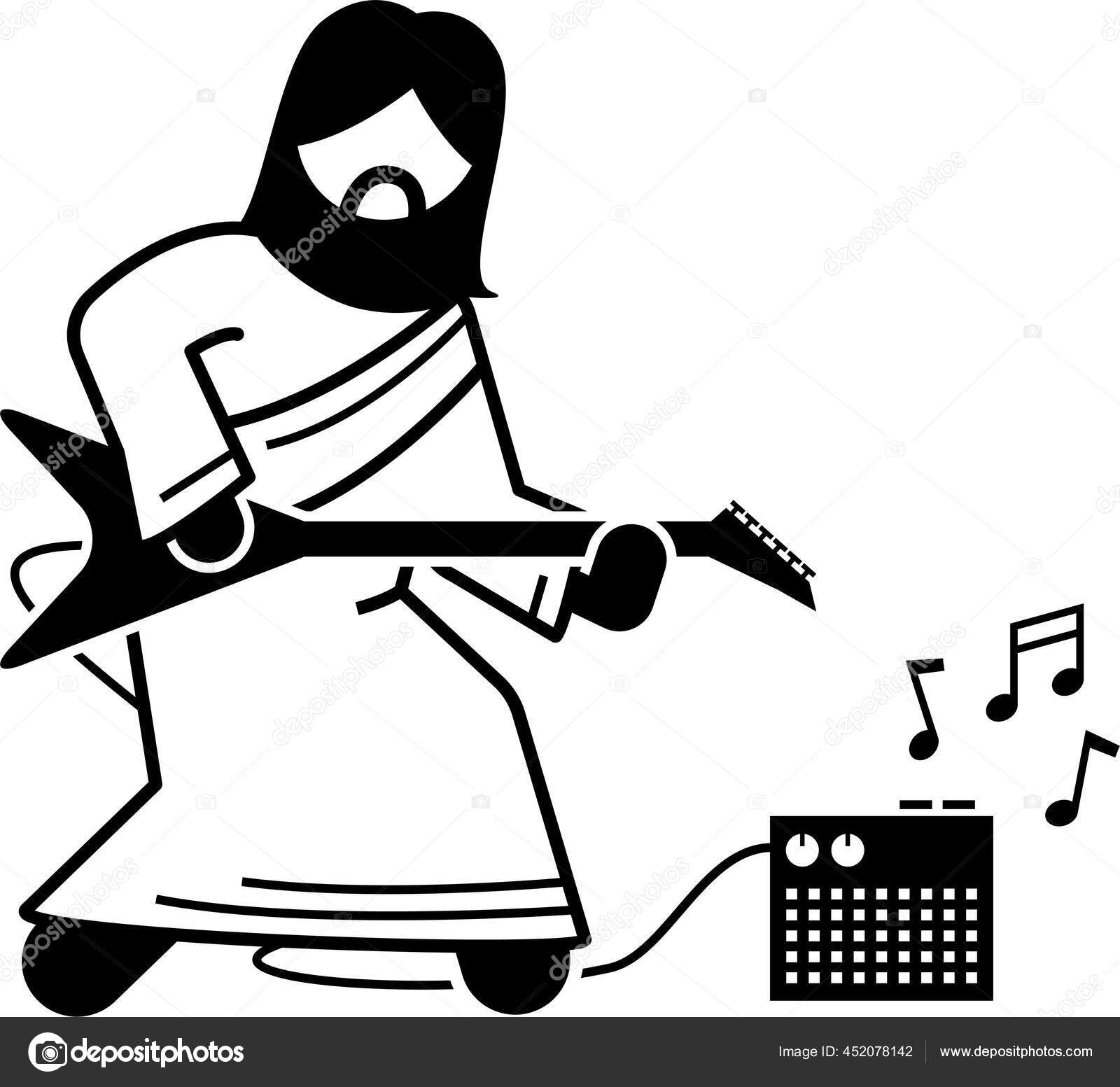 Jesus Christ Basic Action Postures Poses Icon Pictogram Stick Figure ...